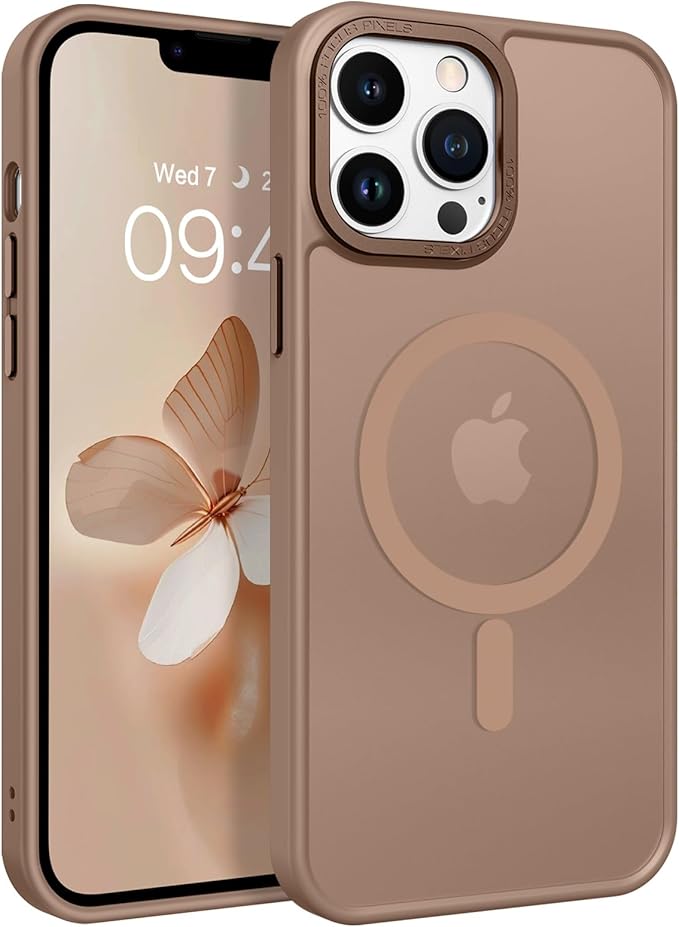 Amazon.com: BENTOBEN Magnetic for iPhone 13 Pro Max Case, [Compatible with MagSafe] Translucent ...