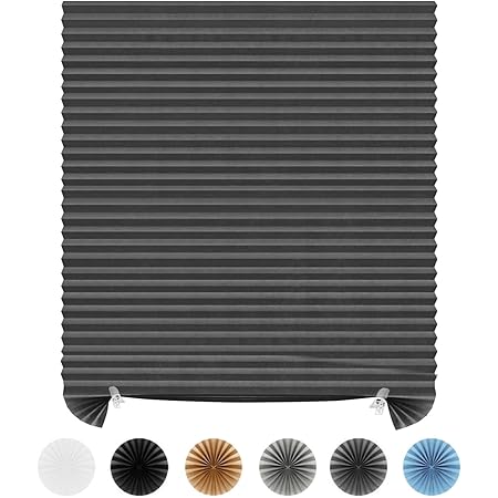 Amazon.com: Maritown Window Blinds Cordless 35x71 Inches Blackout Paper ...