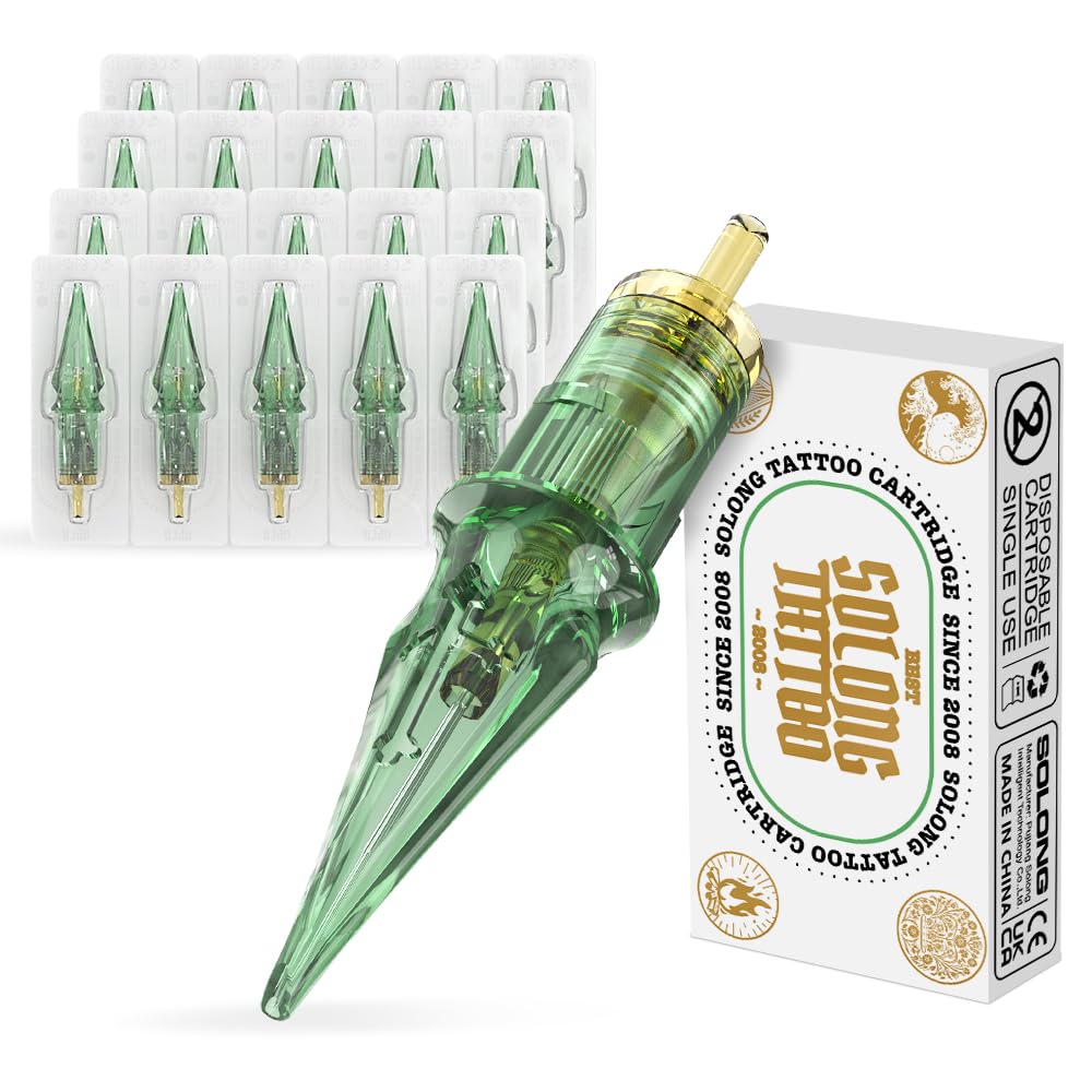 Amazon.com: Tattoo Cartridge Needles,Solong Pro 20Pcs Disposable Tattoo ...