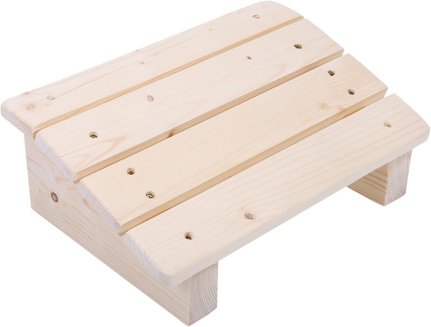 Amazon.com: Foot Rest Under Desk Wooden Foot Stool Slanted Desk Foot ...