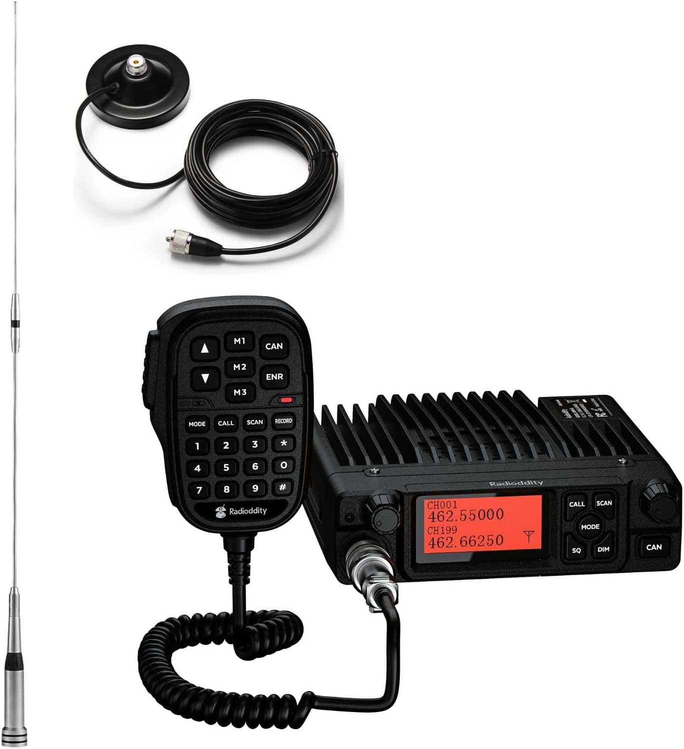 Amazon.com: [with Antenna and Magnet Mount] Radioddity DB40-G GMRS ...