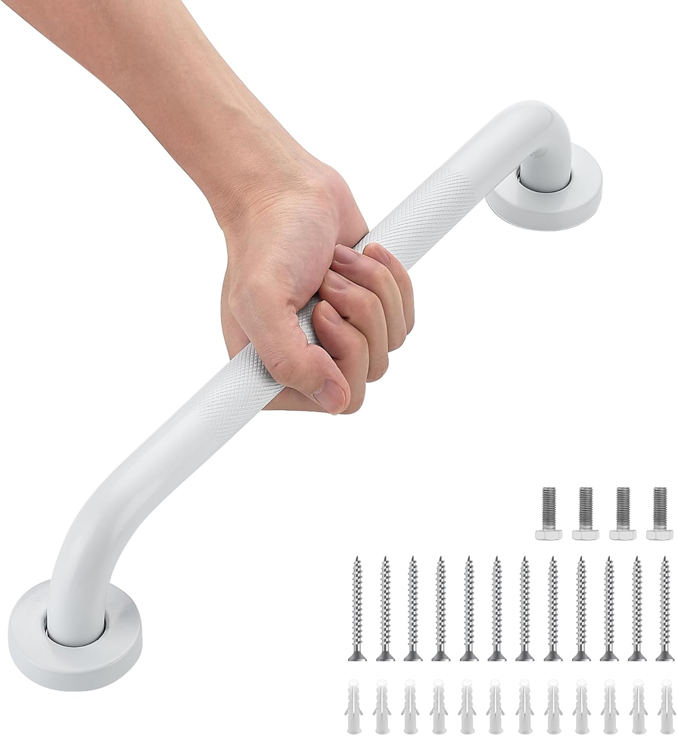 Amazon.com: 2 Pack Grab Bars for Shower Handle, 12 Inch Anti Slip ...