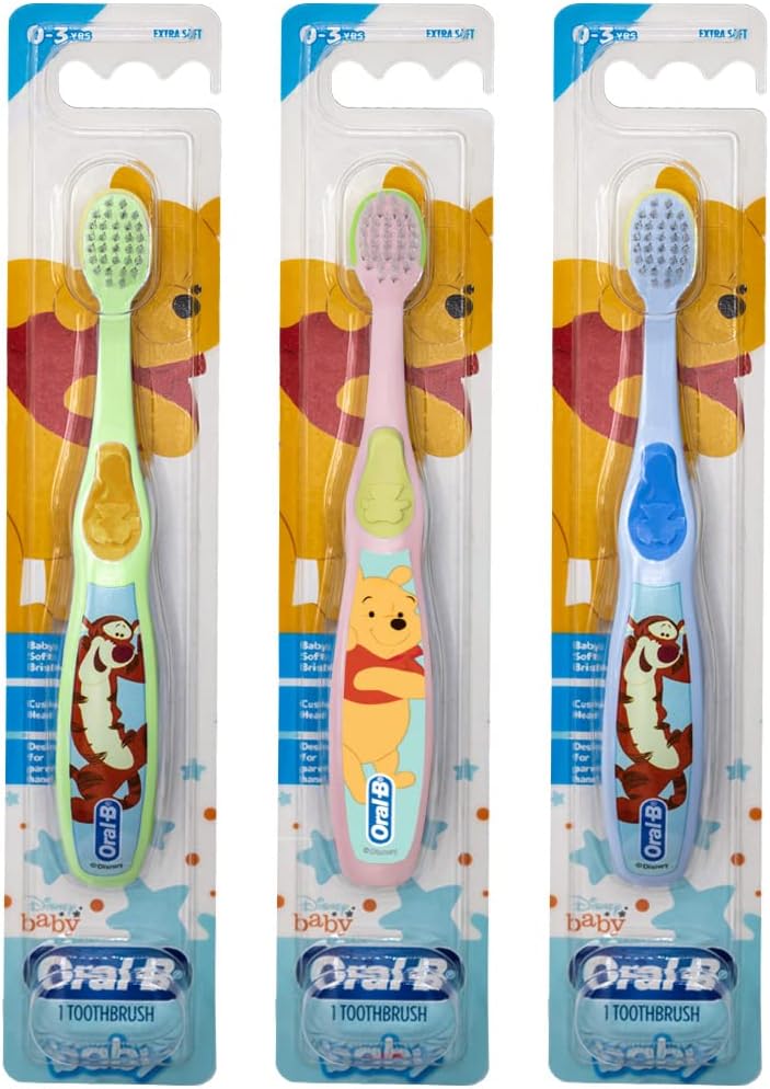 Amazon.com: Oral-B Toothbrush, Stages 1 (4-24 Months), Baby Soft S1, 1 ...