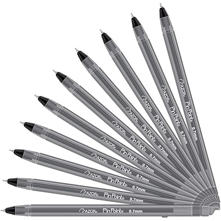 Amazon.com : AZOR Pin Point Needle Extra Fine Point Writing Pens 0.5mm ...