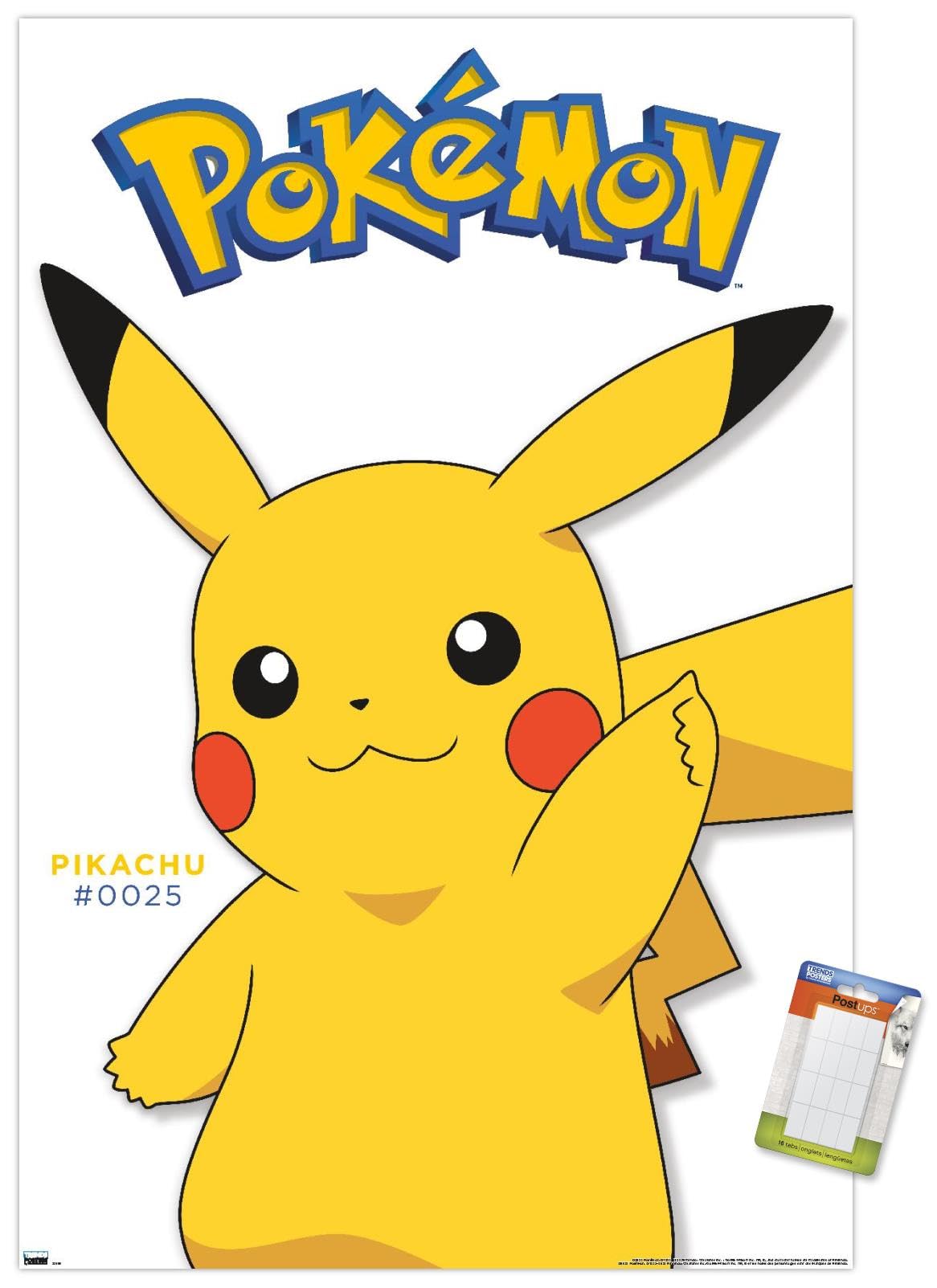Amazon.com: Trends International Pokémon - Pikachu Feature Series Wall ...