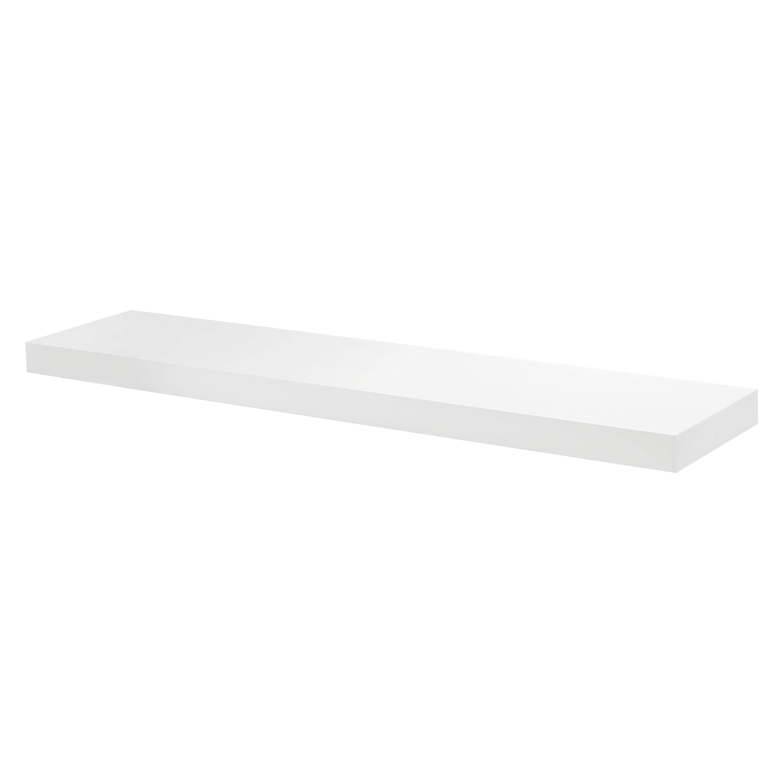 White Floating Shelf Kit 1500x250x50mm : Amazon.co.uk: Home & Kitchen
