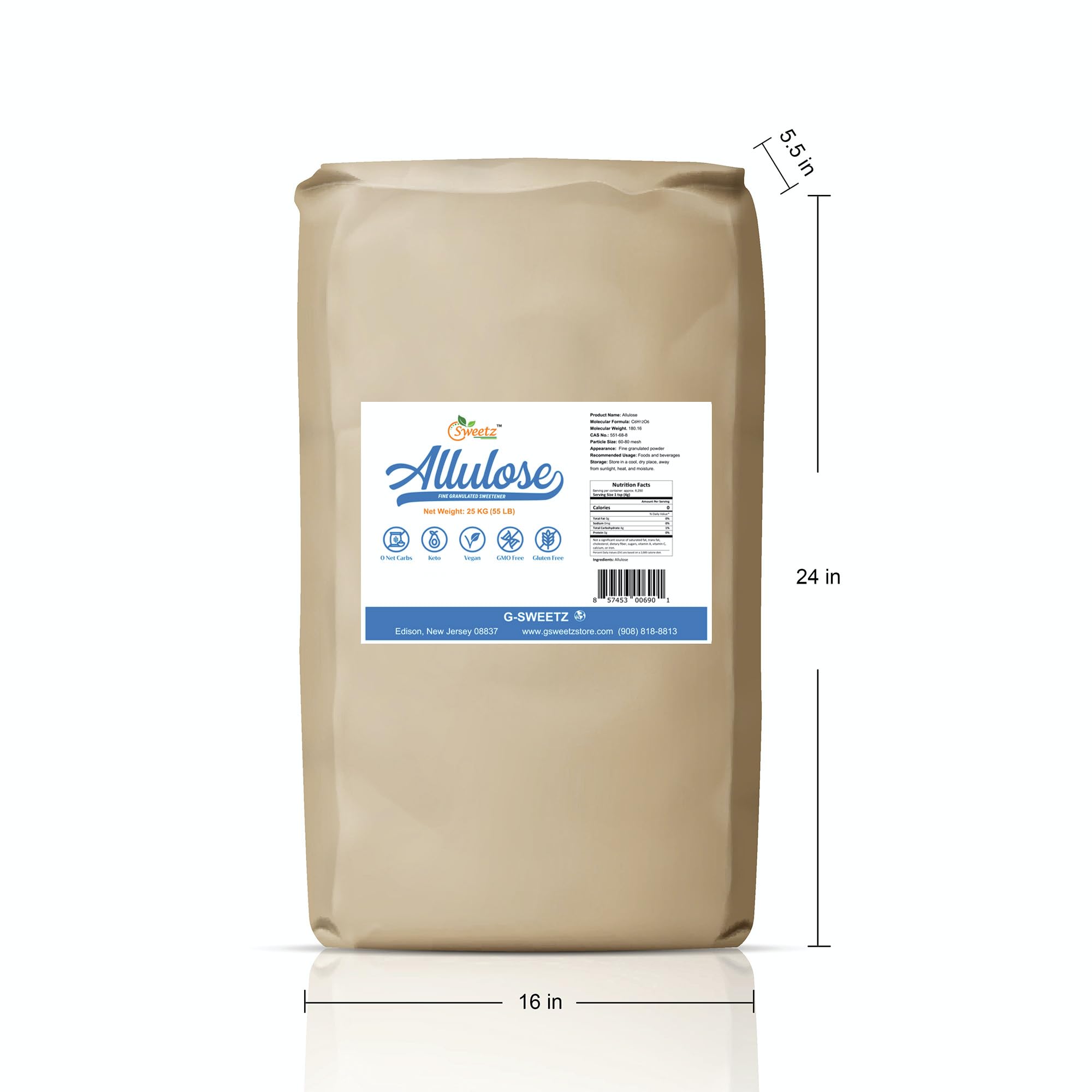 Snapklik.com : Allulose All Purpose Sweetener; Total Servings 1250 ...