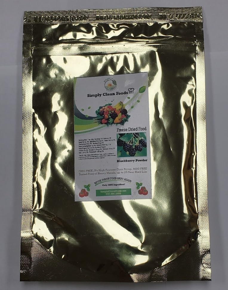 Amazon.com: Simply Clean Foods Freeze Dried Organic Blackberry Powder ...