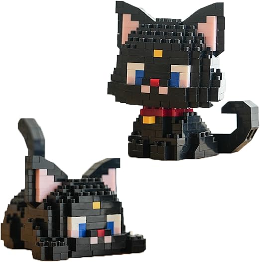 Amazon.com: Myweyde Cow Cat Building Blocks, Mini Orange Cat/Ragdoll ...