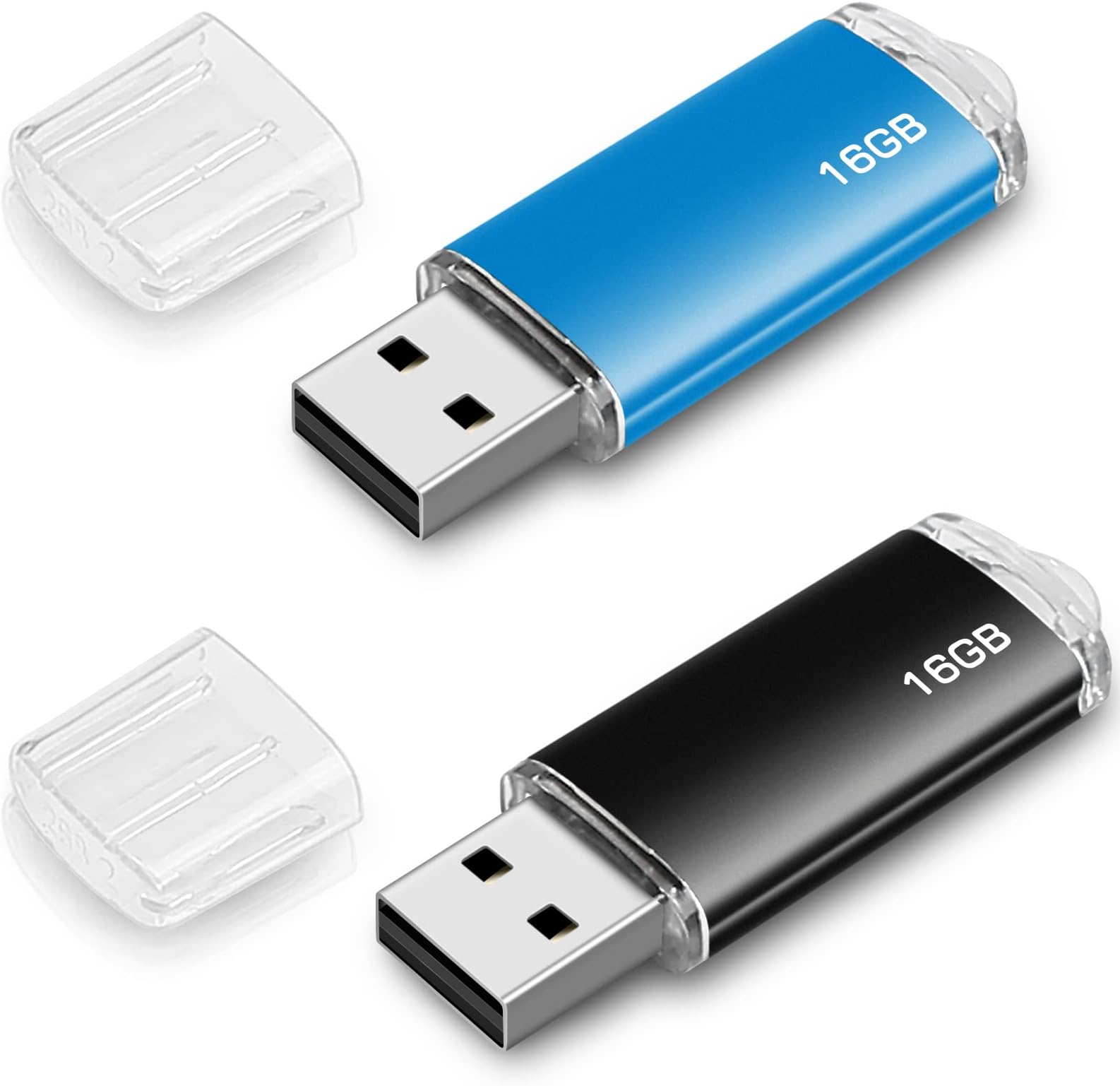 lUCKGOOD886 Cle USB 16 GO, [Lot de 2] USB Clef 16GO USB 2.0 Flash Drive ...