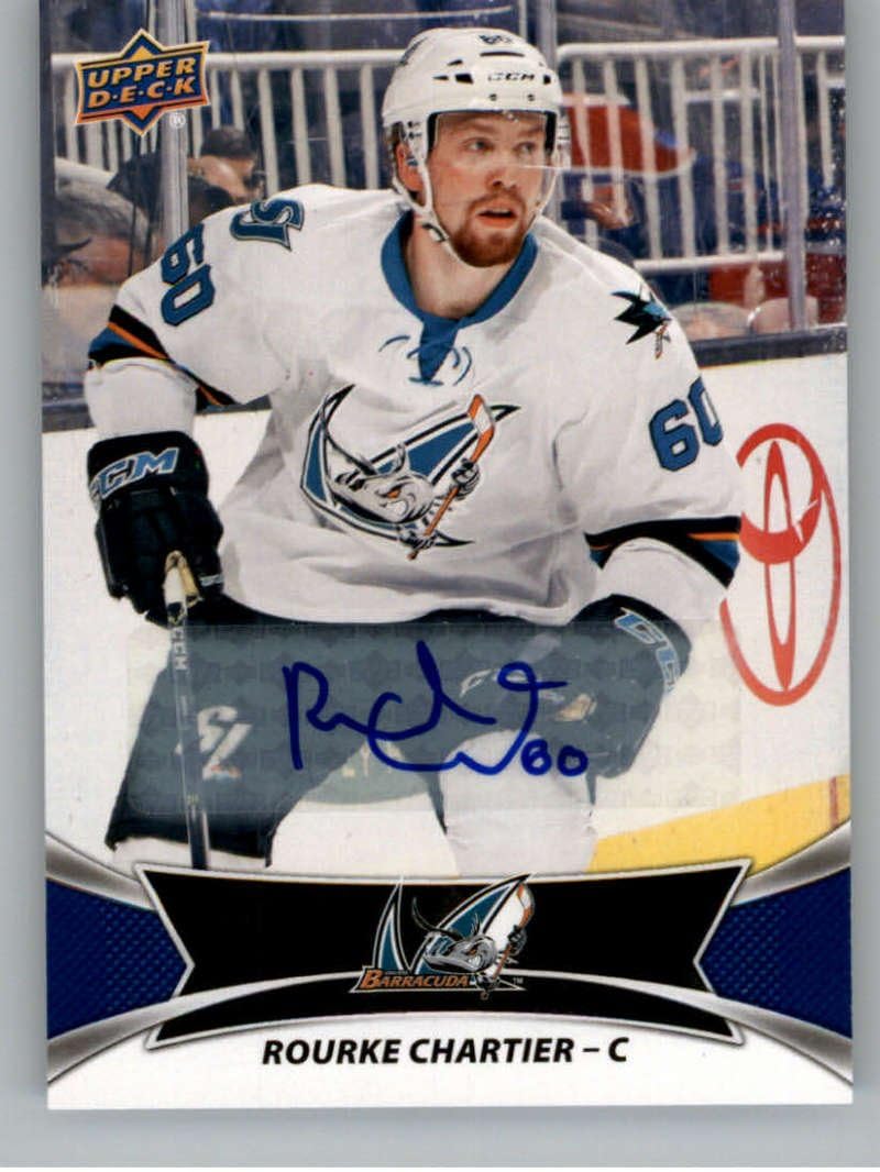 Amazon.com: 2016-17 Upper Deck AHL Autographs #109 Rourke Chartier 1:20 ...