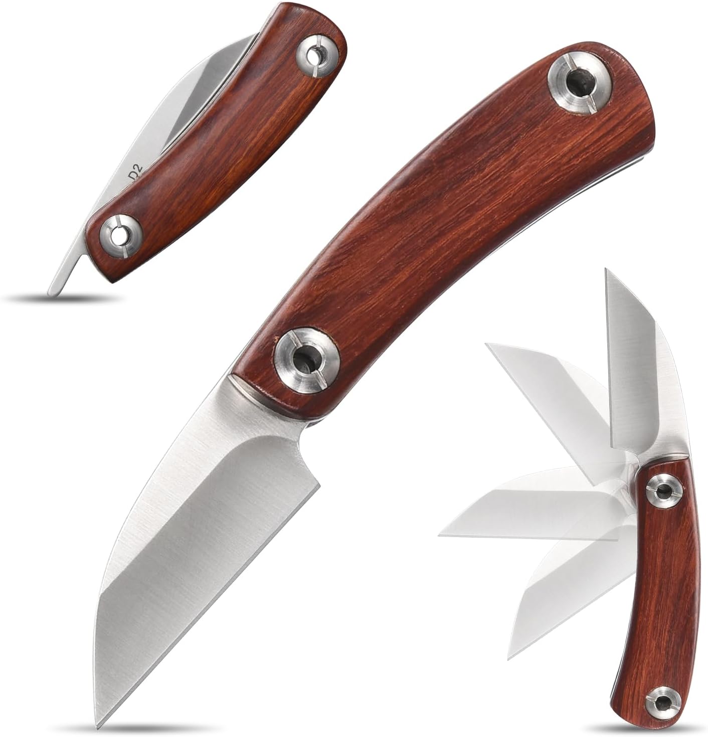 Amazon.com : Eafengrow EF11 Folding Knife D2 Steel Blade Knife with ...