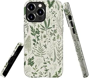 Amazon.com: Kiritfox Case Compatible with for iPhone 16 Pro Max,Vintage Sage Green Floral ...