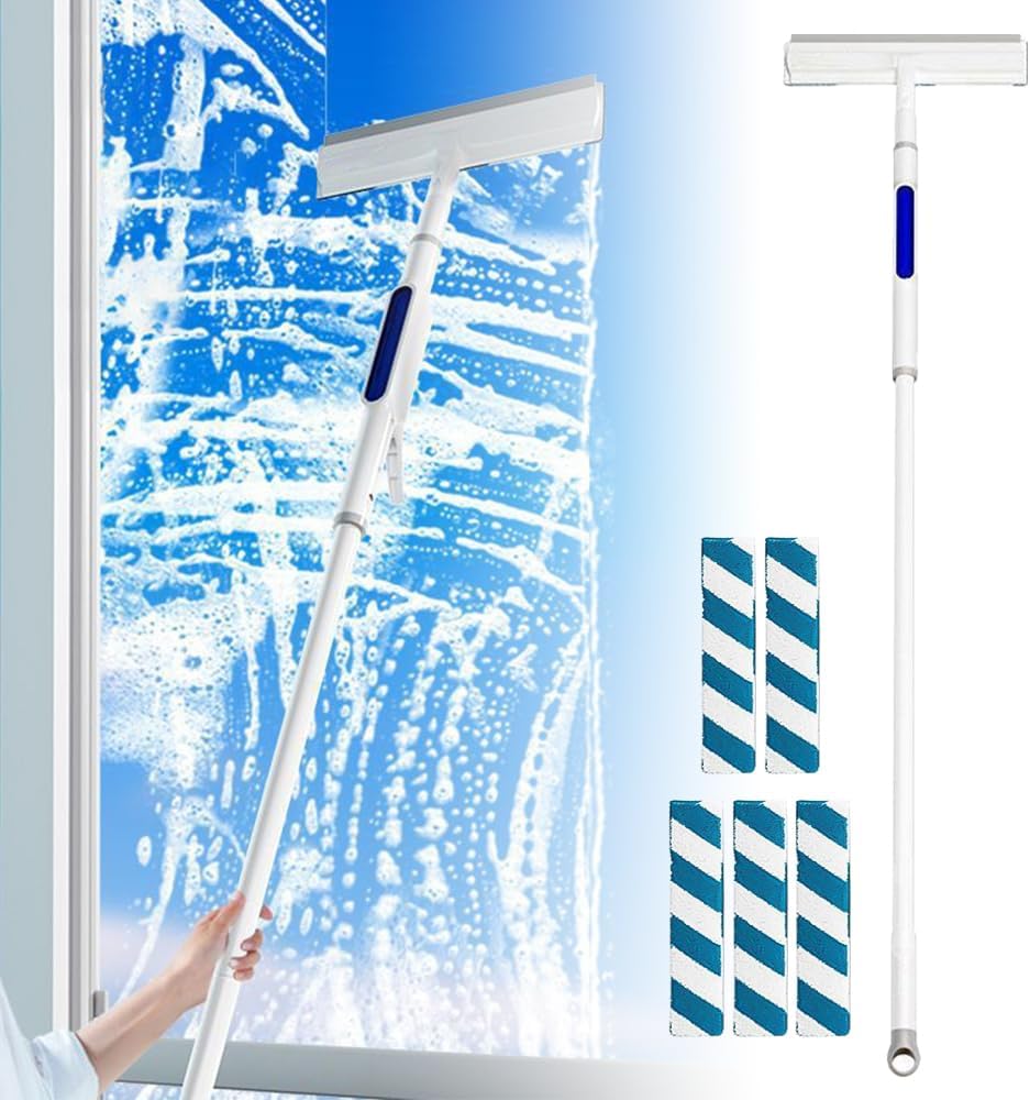 Amazon.com: Squeegee for Window Cleaning with Spray, 2025 Upgrade Dual ...