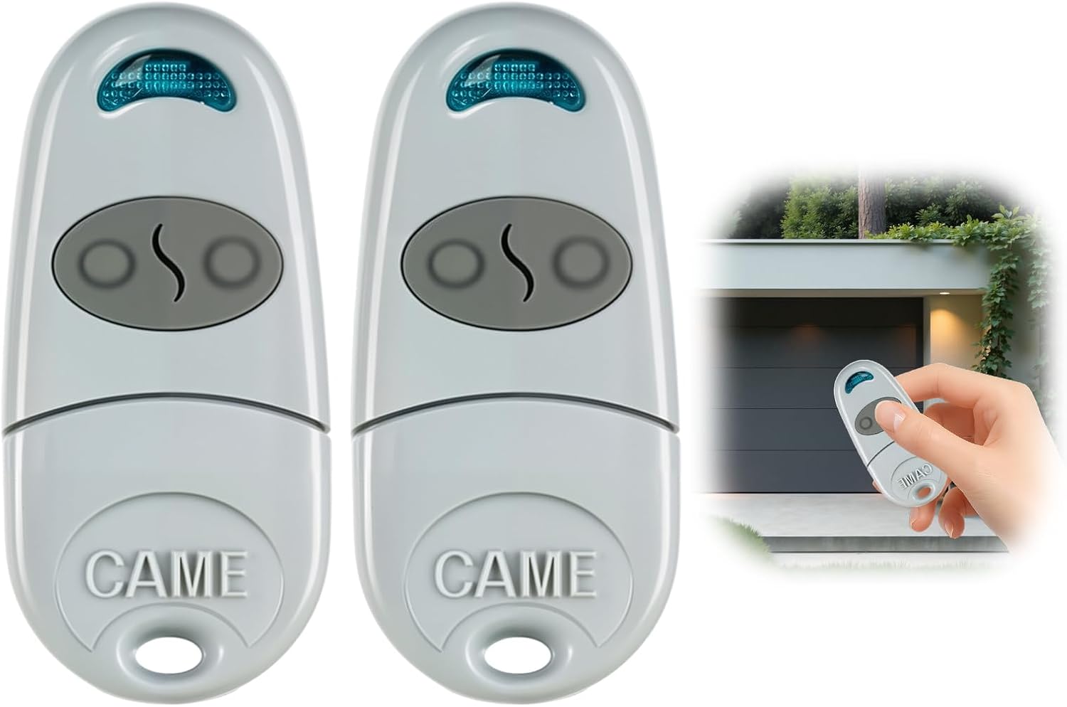 2 Pack Remote Control Key Fobs Compatible with Came TOP432EE 432NA ...