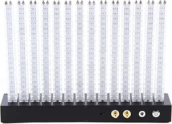 Amazon.com: Gdrasuya10 RGB Sound Pickup Light,14 Segment Music Rhythm ...