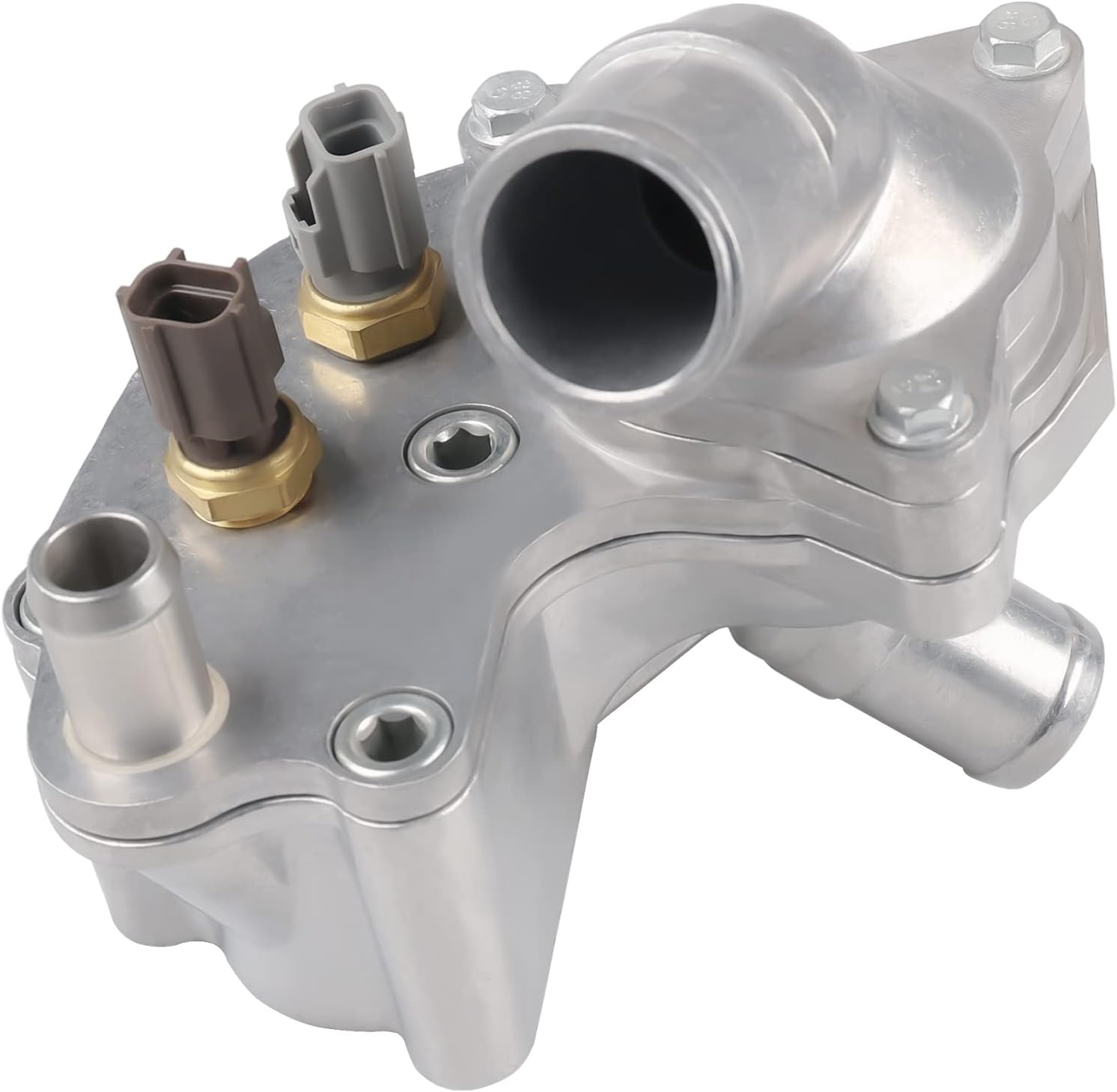 Amazon.com: WMPHE Aluminum Coolant Thermostat Housing Assembly Compatible with 1997-2001 Ford ...