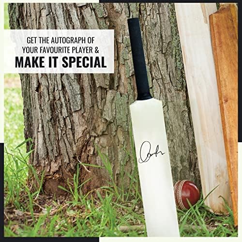 SPORTAXIS Mini Wooden Signature Cricket Bat- Unique, Compact Autograph ...