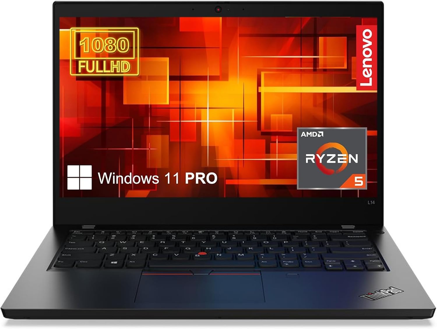 Amazon.com: Lenovo ThinkPad L14 Gen 4 Laptop Win11 Pro, 14" FHD ...