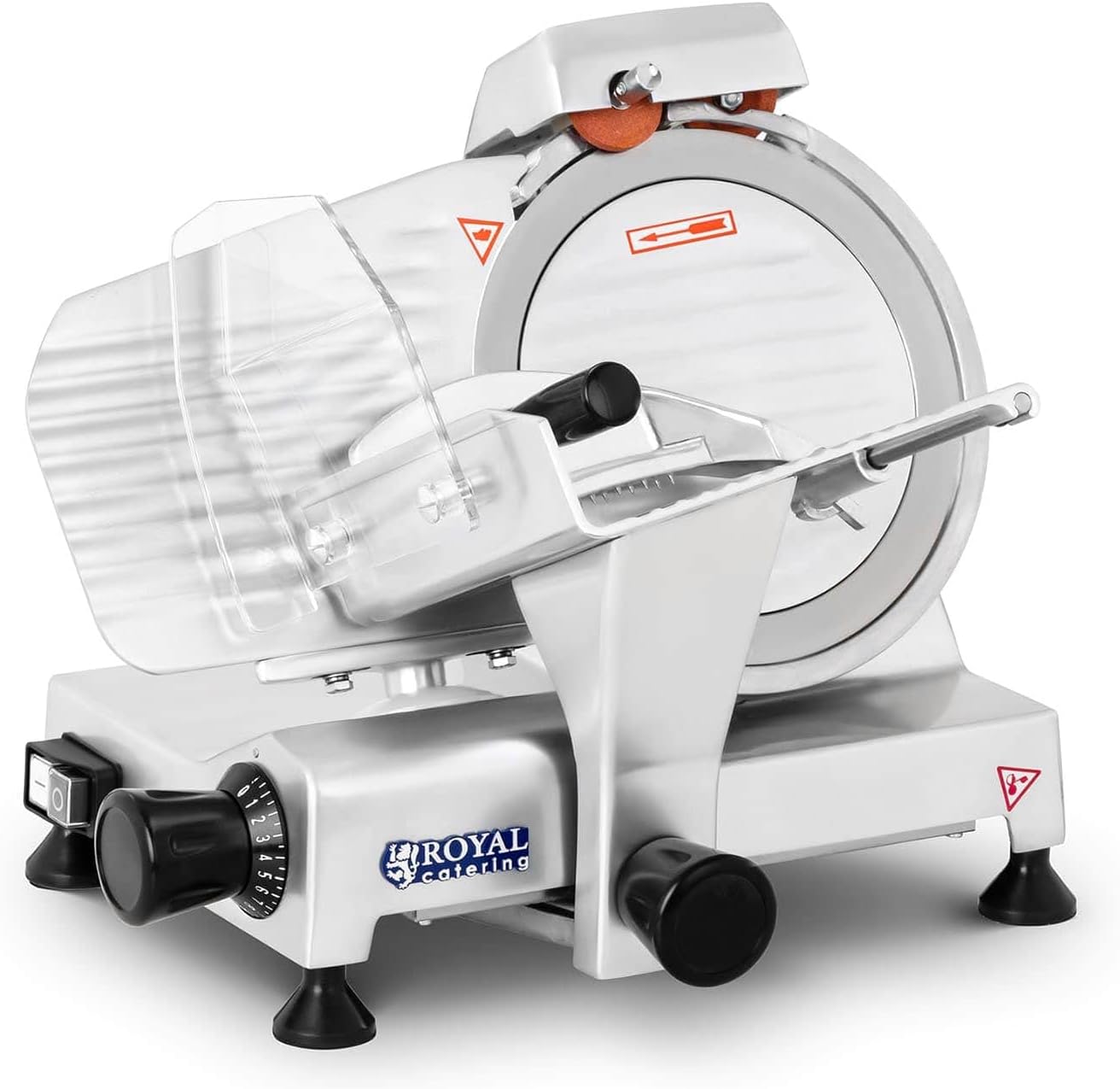 Royal Catering Electric Meat Slicer RCAM-250 (Ø 250 mm, 150 W, Cutting ...