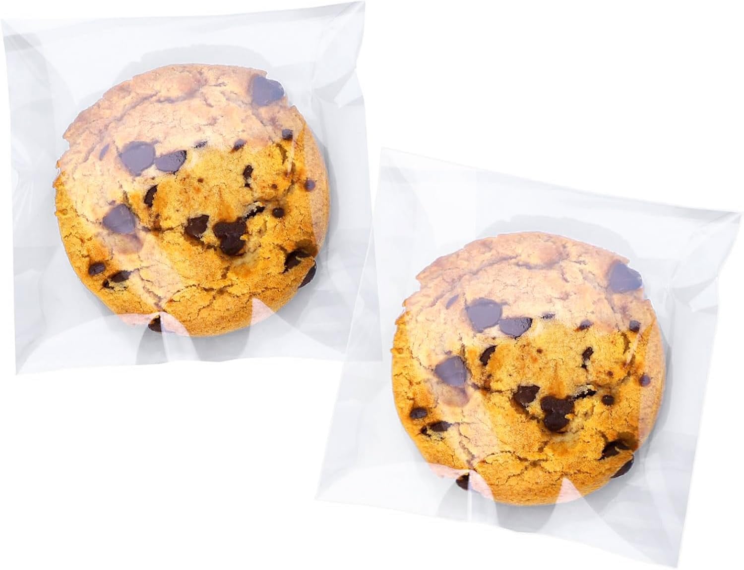 Amazon.com: OYAVISR Clear Cookie Bags 4x6 200 Pcs Self Adhesive ...