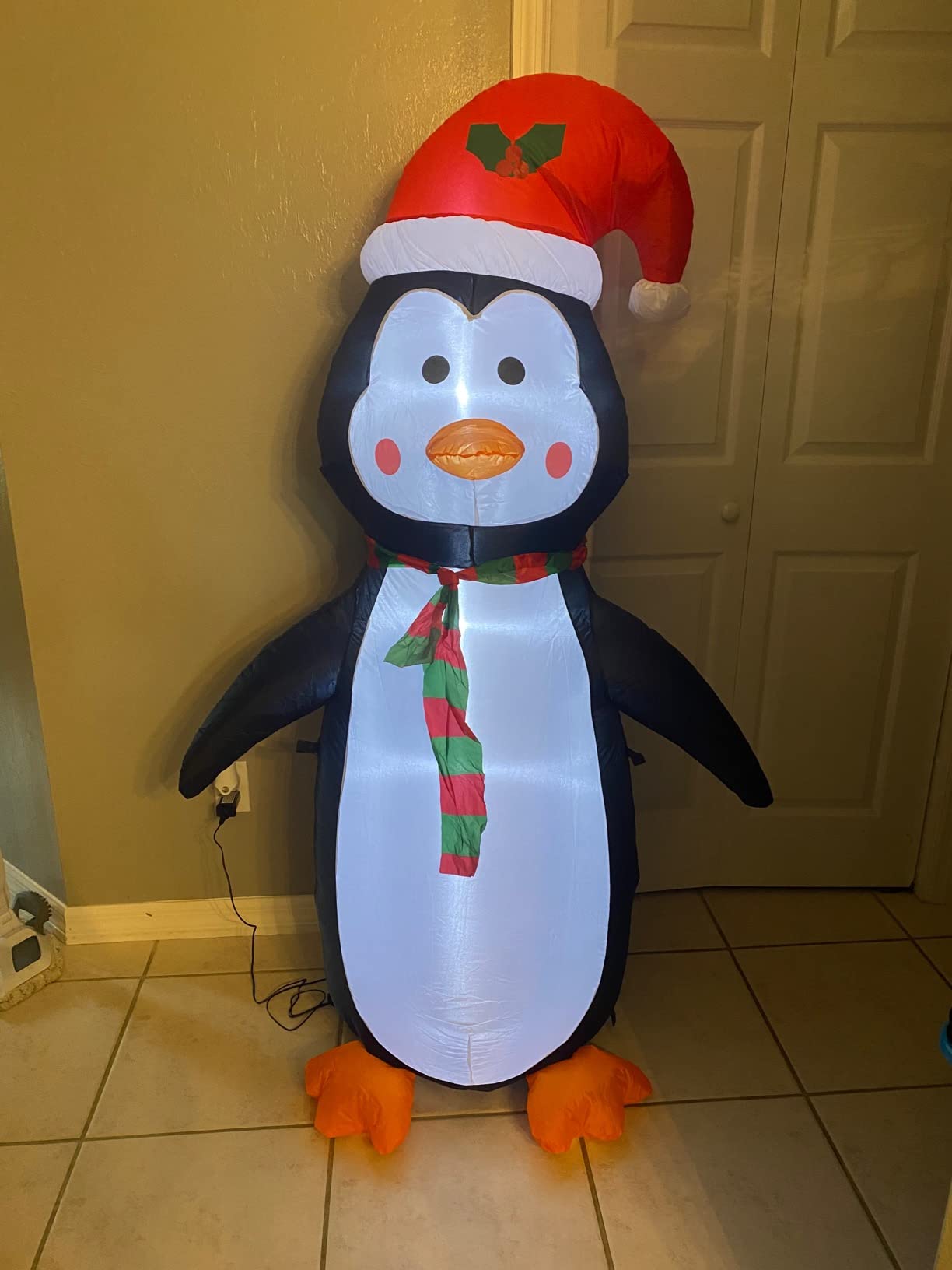 $7/mo - Finance Buheco Penguin Inflatable Christmas yard decorations ...