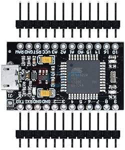 Amazon.com: ATmega32U4 3.3V 8MHz Nano Pro Micro USB Controller Board ...
