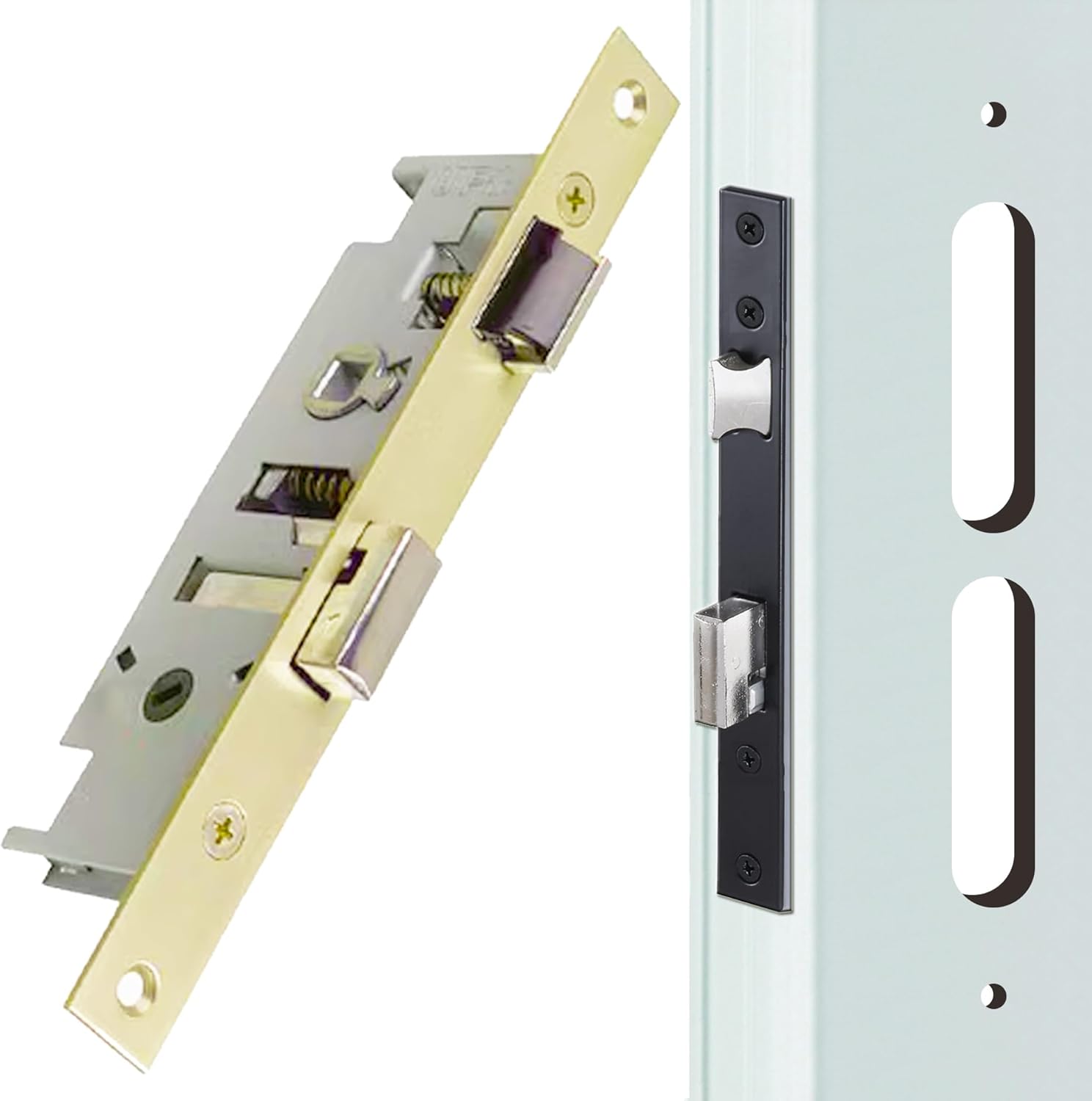 US Flat Slot Storm Door Mortise Lock Body Fits for Larson Screen Away ...
