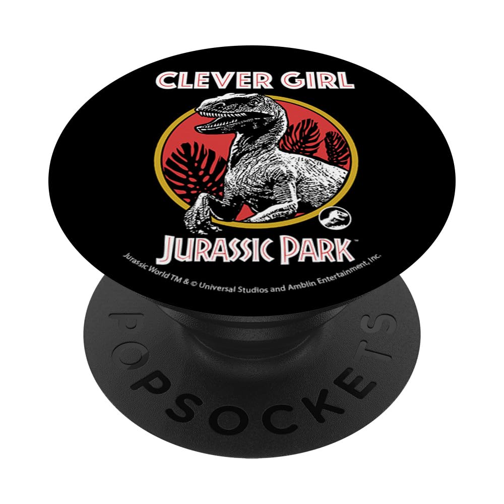 Amazon.com: Jurassic Park Clever Girl Classic Raptor PopSockets ...