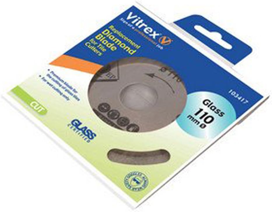 Vitrex VIT103417 110mm Diamond Glass Blade : Amazon.co.uk: DIY & Tools