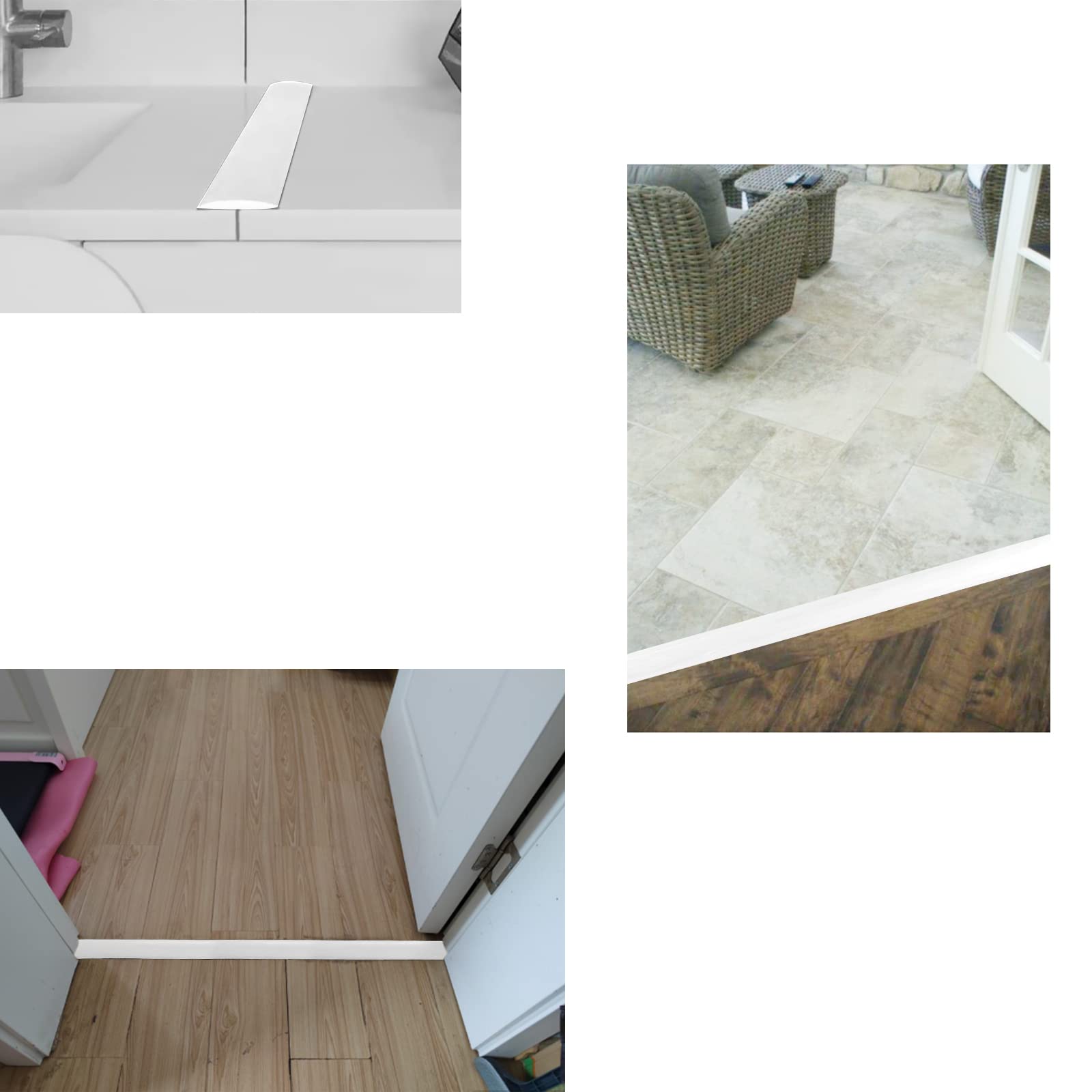 Snapklik.com : Floor/Door Flat Transition Strip & Self Adhesive Floor ...