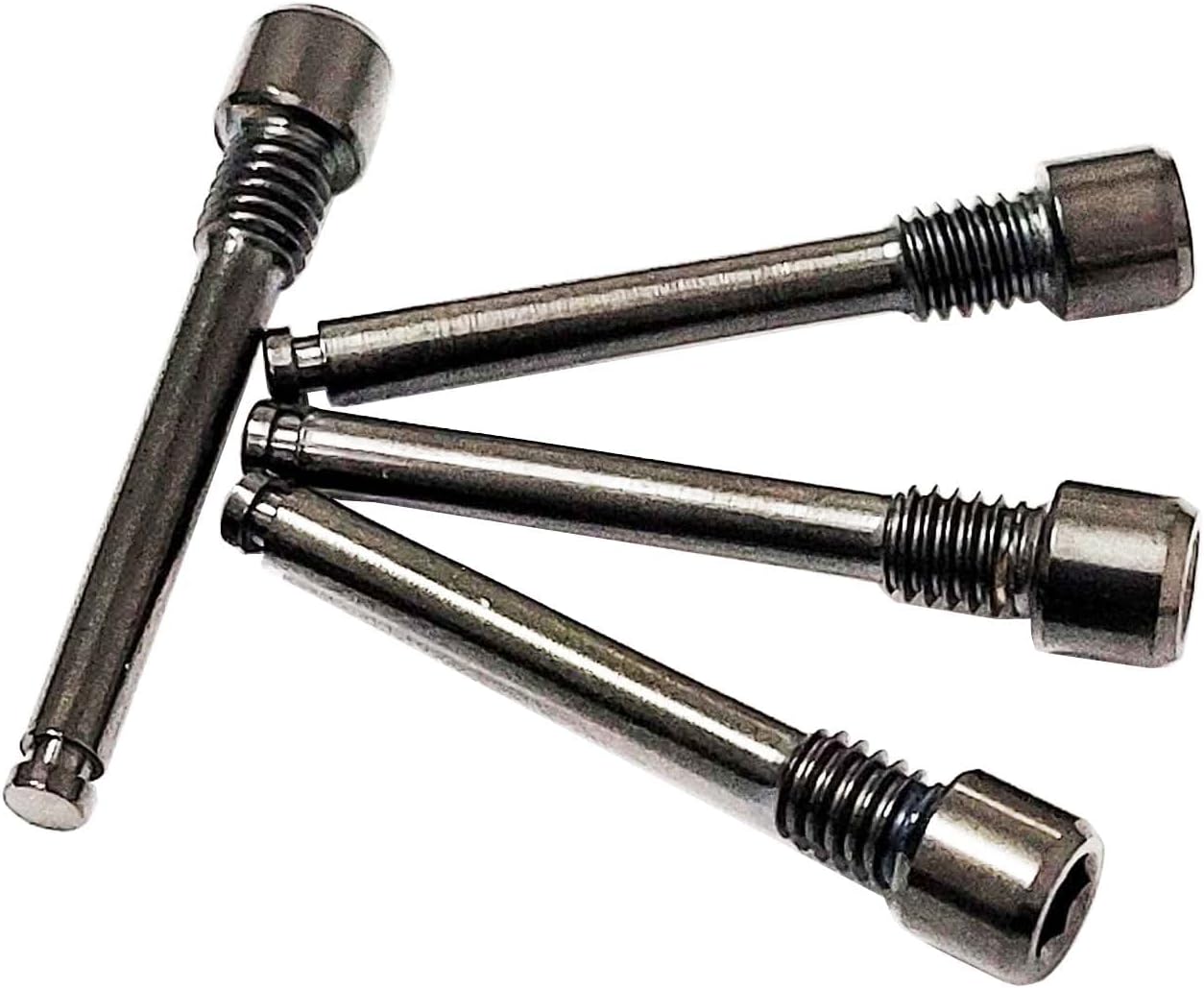 Amazon.com : Auto-plaza 4X M4 Titanium Bolts for Bicycle Disc Brake Pad ...