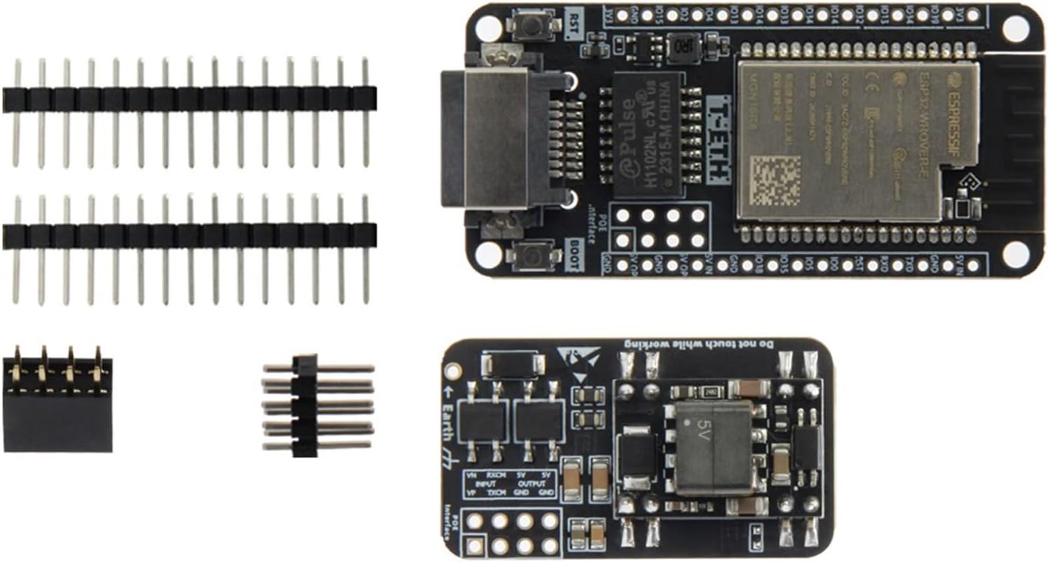 yanwuwa ESP32 ESP32S3 W5500 Ethernet Modul Development Board POE Expansion ESP32S3-WROOM1 ...