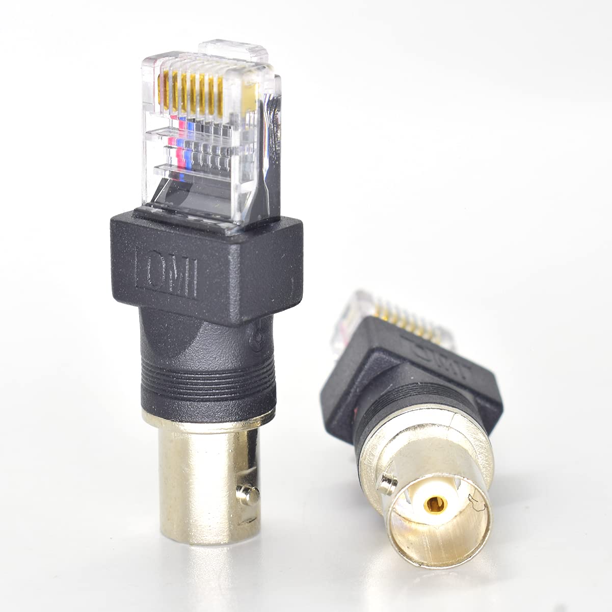 Amazon.com: N//C 2pcs BNC Female to RJ45 Male Adapter Coaxial Barrel ...