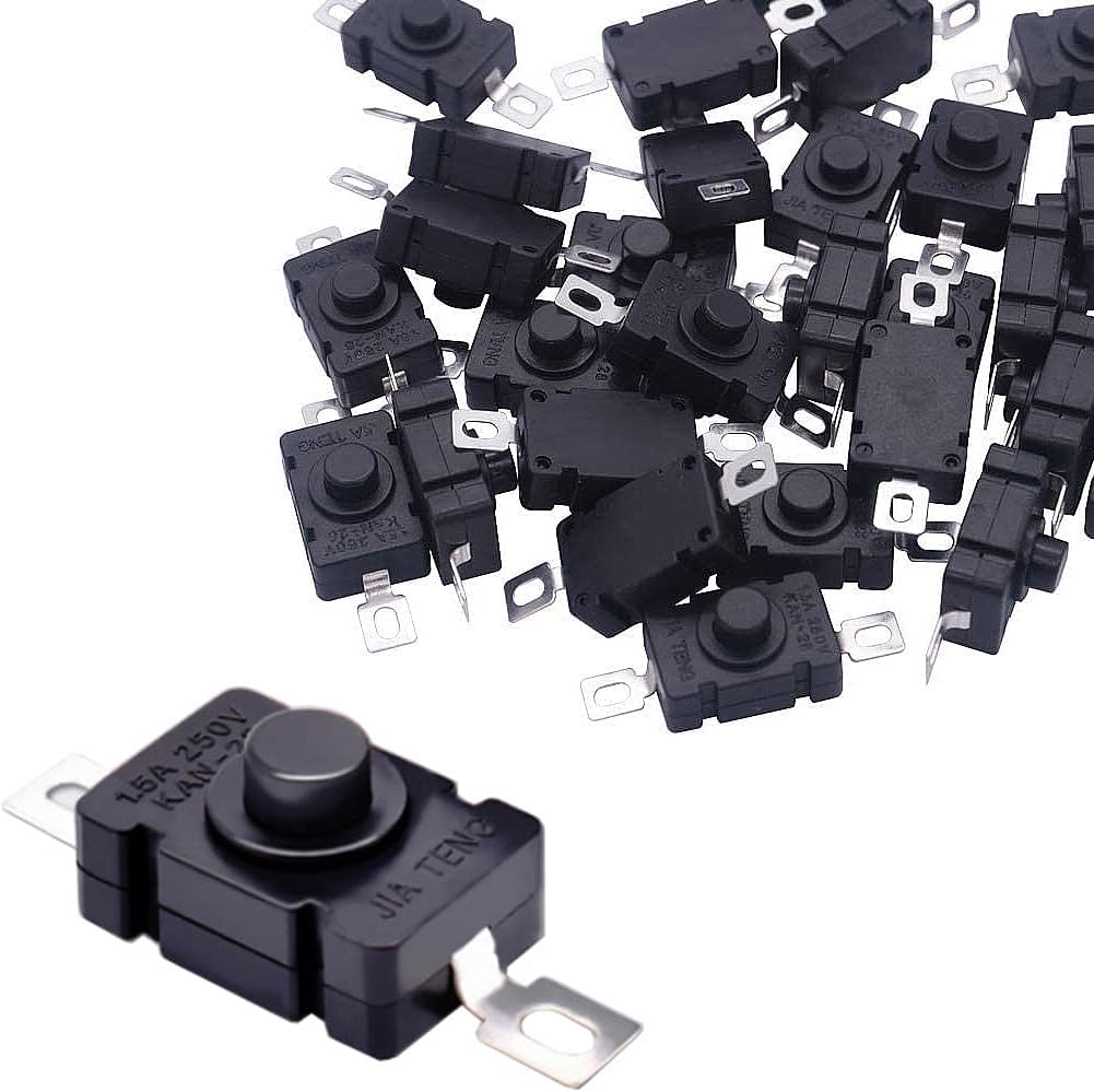 Sourcingmap 8 Pcs 2 Position SPDT 1P2T Panel Mount Vertical Slide ...