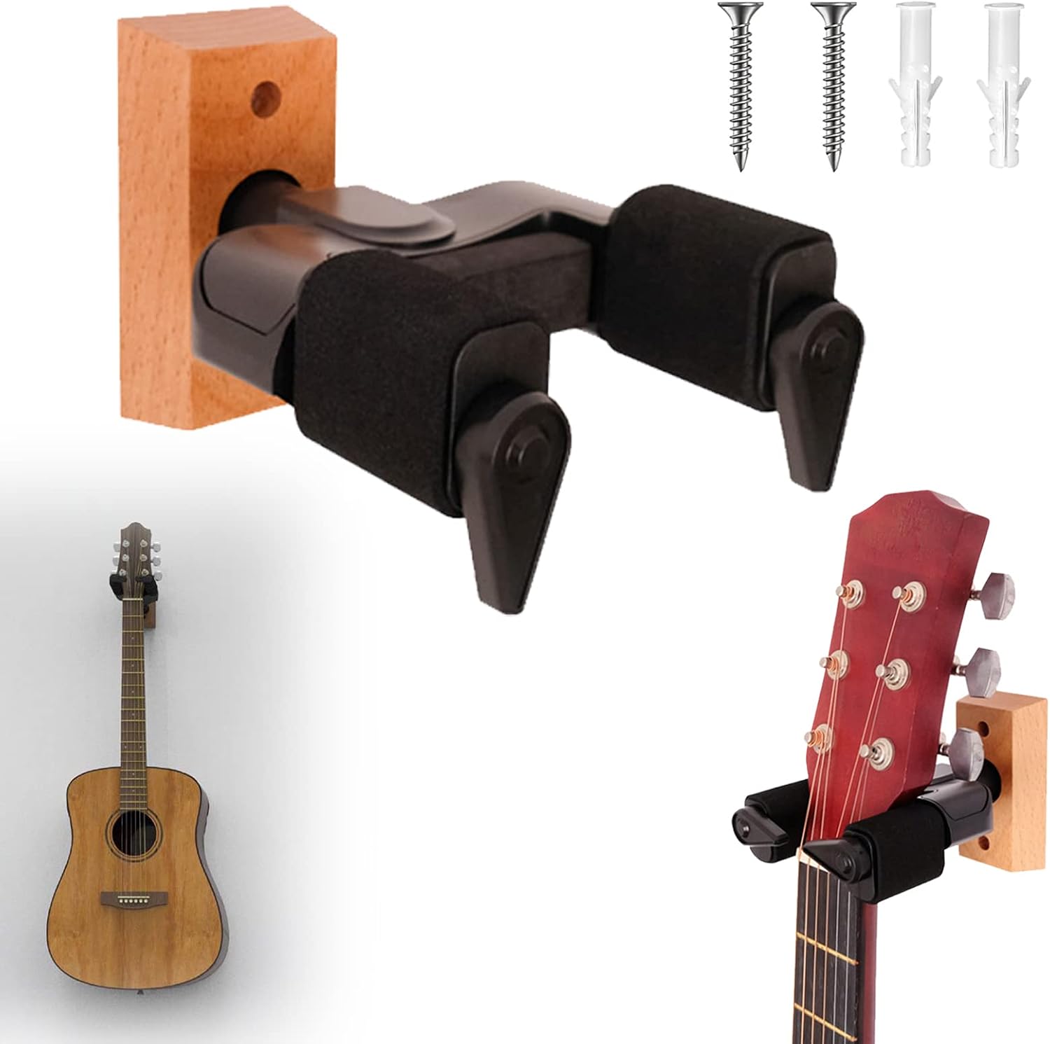 TAPT Support Guitare Mural, Accroche Guitare Mural Verrouillage ...