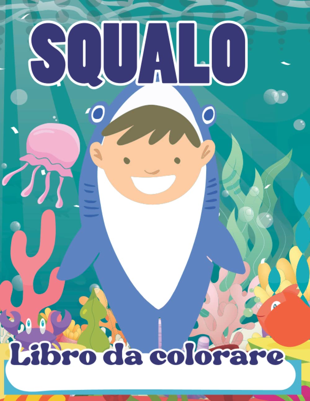 Buy Libro para colorear de tiburón para niños de 1 a 6 años.: Libro ...