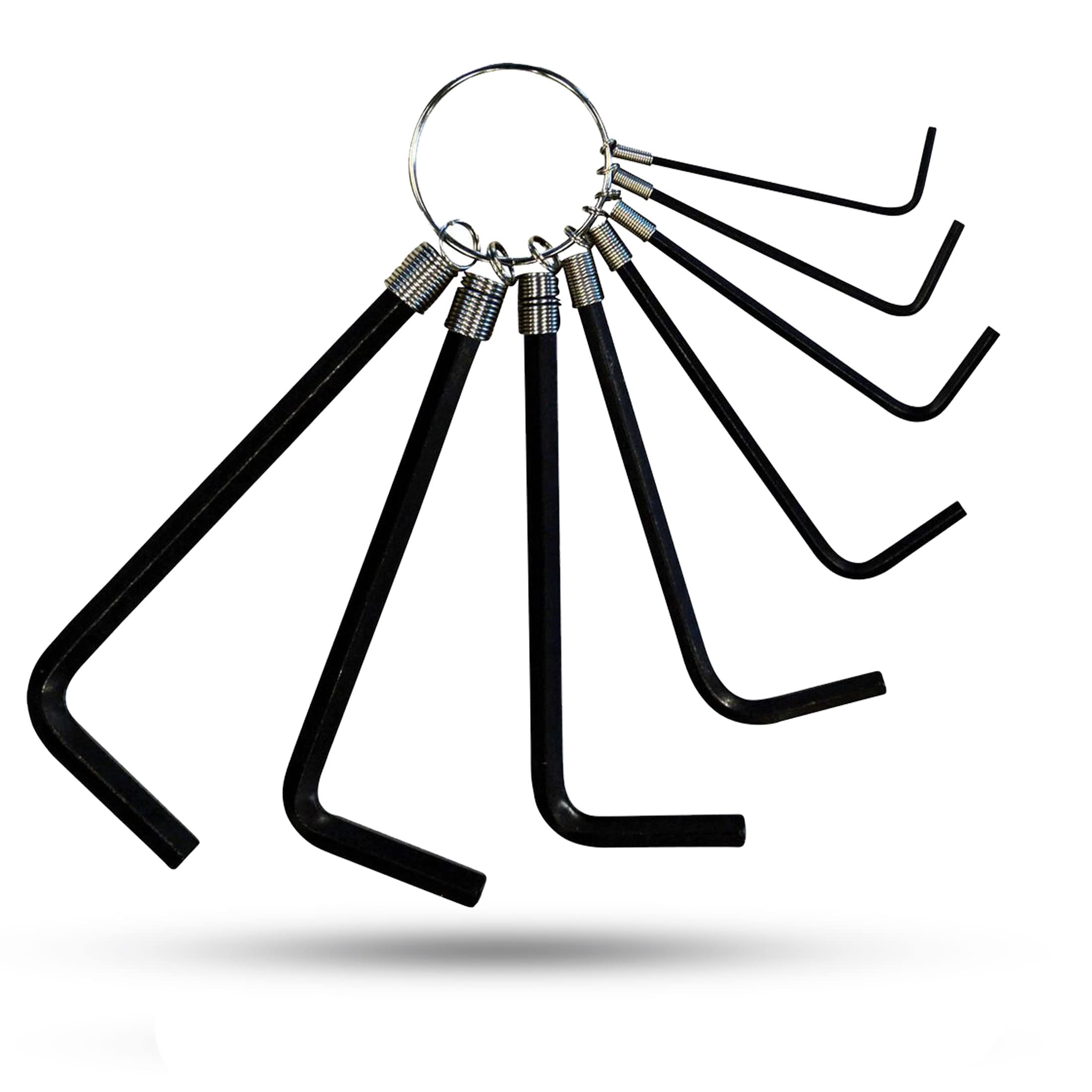 Hillgrove HGCM563M1 8Pcs Full Hex Allen Key Kit Spanner Goti Wrench L ...