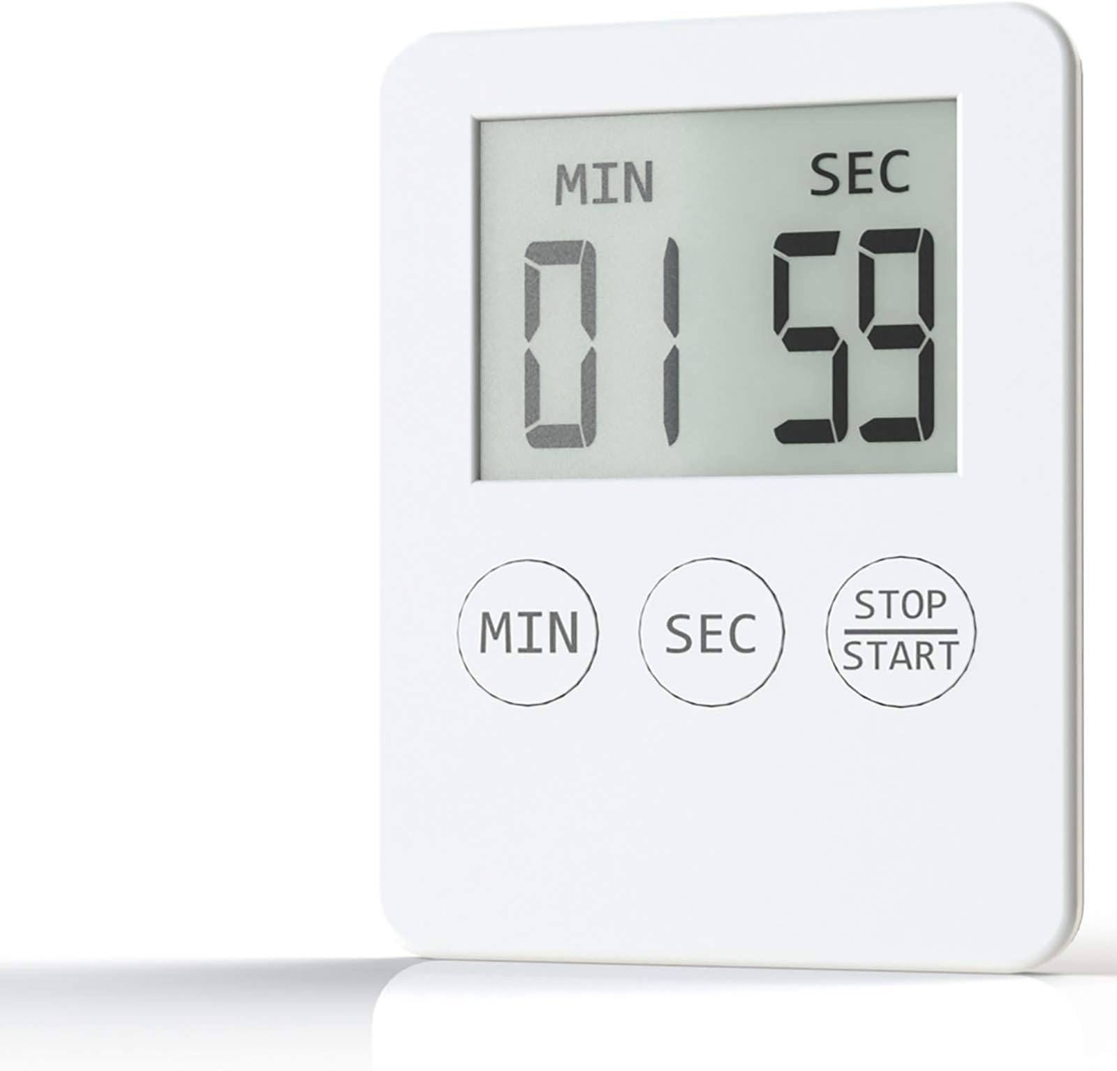 Amazon.com: Attom Tech Ultra Slim Kitchen Timer, Thin Small Digital ...