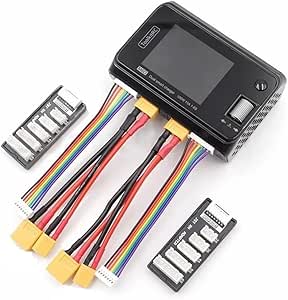 Amazon.com: 1PC ToolkitRC M6D Mini Smart Charger DC Dual-Channel 250Wx2 ...