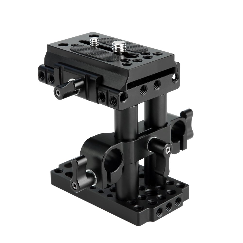 Amazon.com : NICEYRIG 15mm Rail Riser Rig System Quick Release Base Kit ...