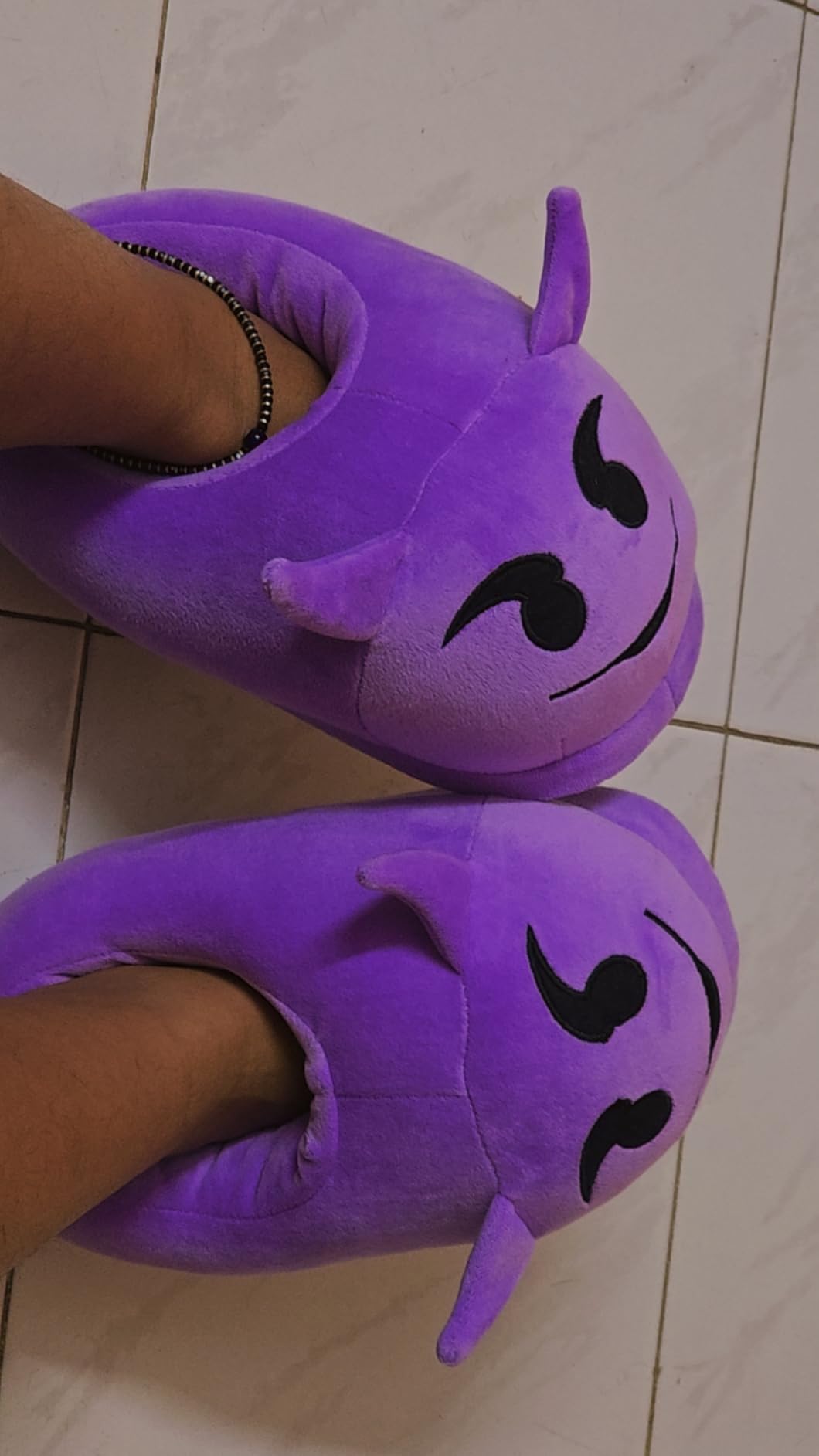 Qualtos Devil Monster Indoor Bedroom Cozy Plush Slipper Shoes of Memory ...