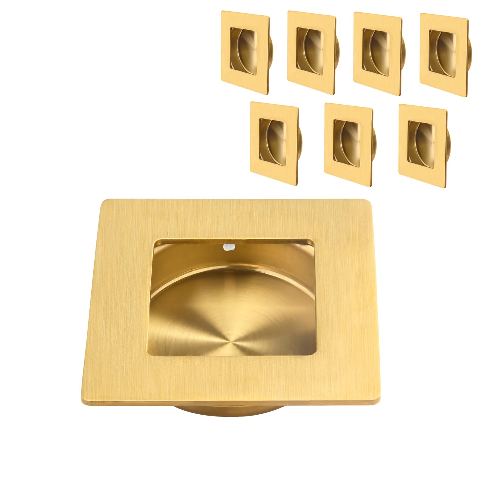 Snapklik.com : HOMOTEK 8 Pack 2-3/4 Inch Square Recessed Sliding Closet ...