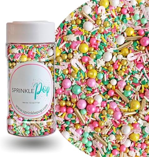 Amazon.com: Sprinkle Pop Little Cindy's Sprinkle Mix| Pink White Mint ...