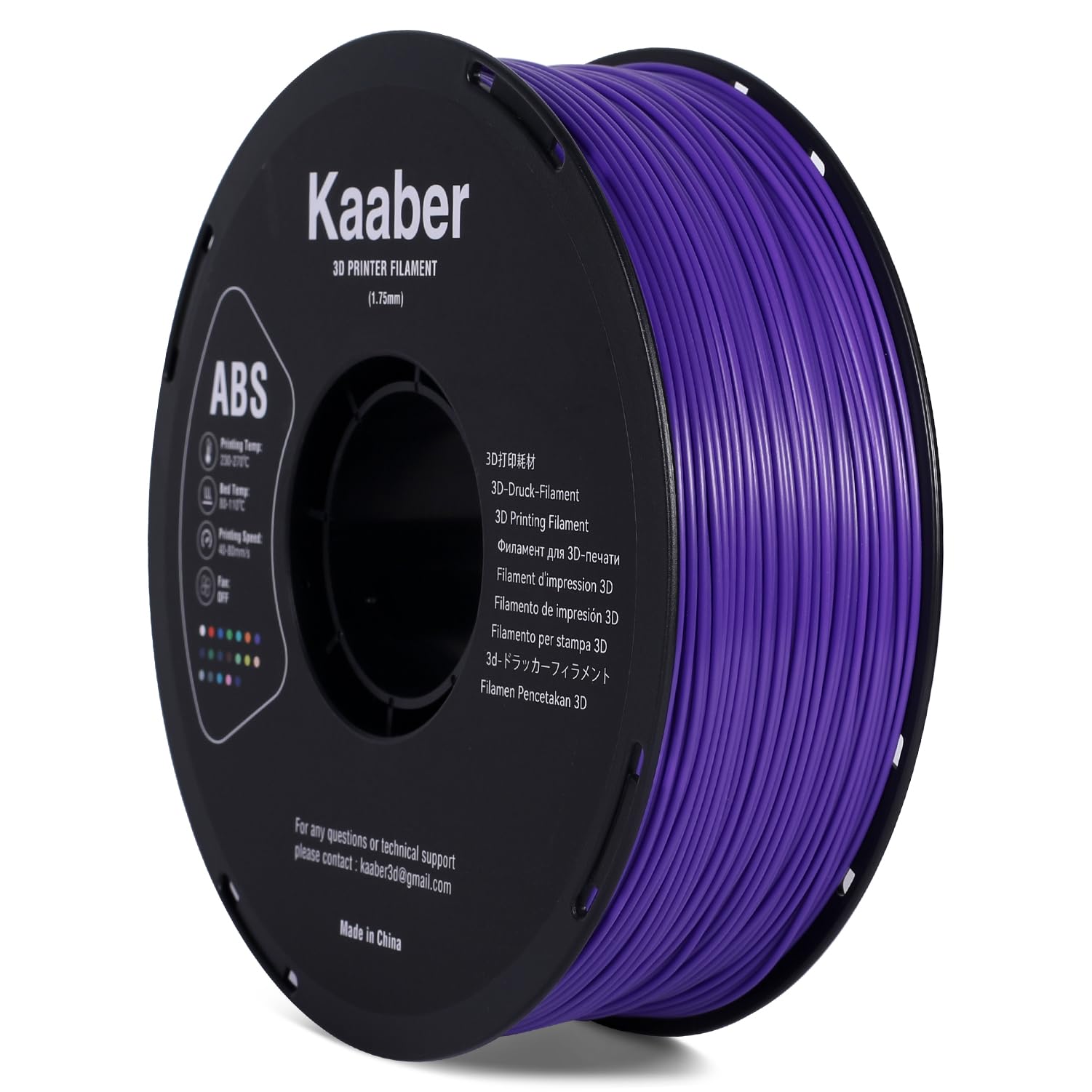 Snapklik.com : Kaaber 3D Printer Filament Bundle ABS 1.75mm