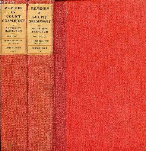 Memoirs of Count Grammont (vols.1 & 2): Hamilton, Anthony; Goodwin ...