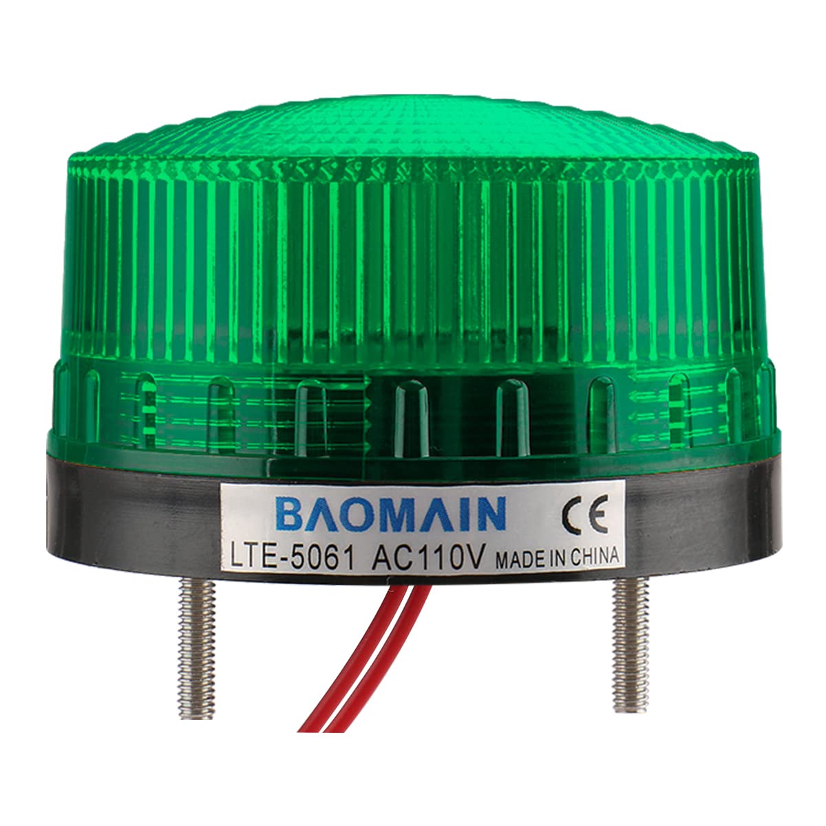 Baomain Industrial Signal Round Green Warning Light Strobe Warning lamp ...