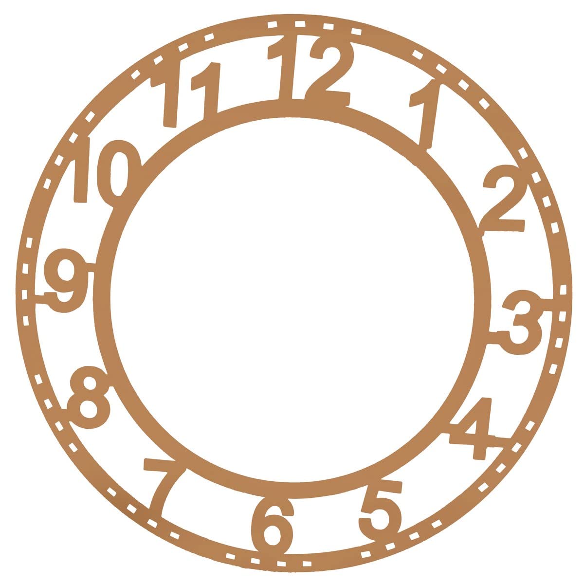 Eoast Wooden Cut-Out Clock Frame (Ring) Design for Resin Art & Art ...