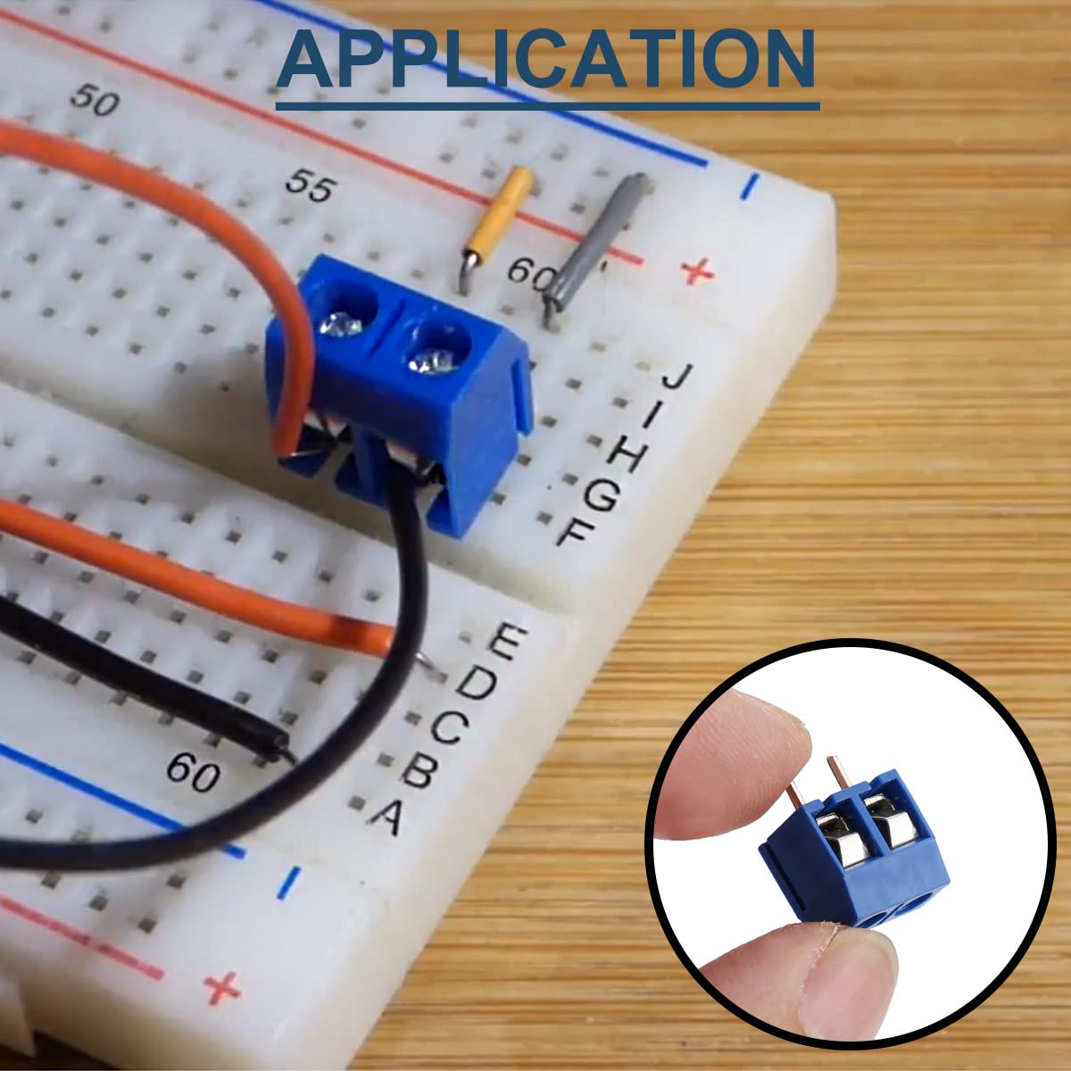 Snapklik.com : DAOKAI KF301 PCB Terminal Block 5mm Pitch 2P 3P 4P Mount ...