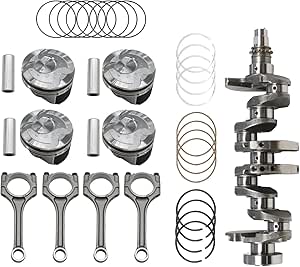Amazon.com: Assembroverse Connecting Rod Piston Kit Crankshaft ...